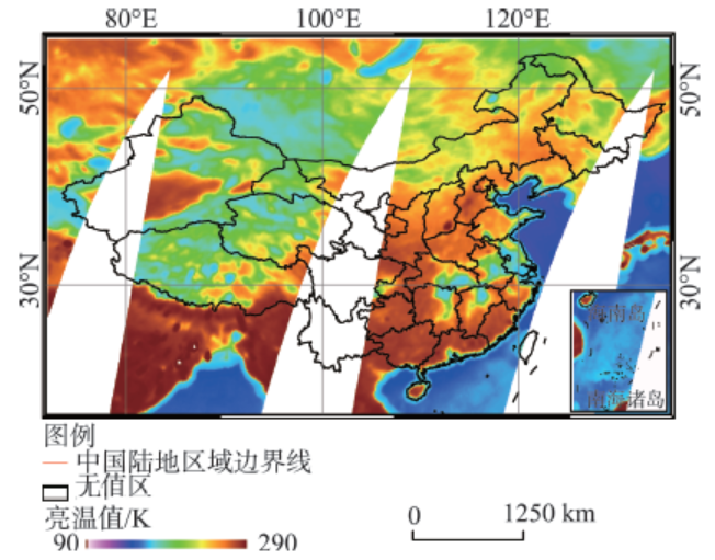 MODIS_LST与AMSR-E_BT的相关性及地表温度反演